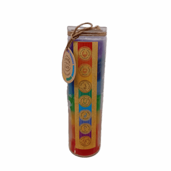 Velón aromático de los 7 Chakras - Chiquibruji